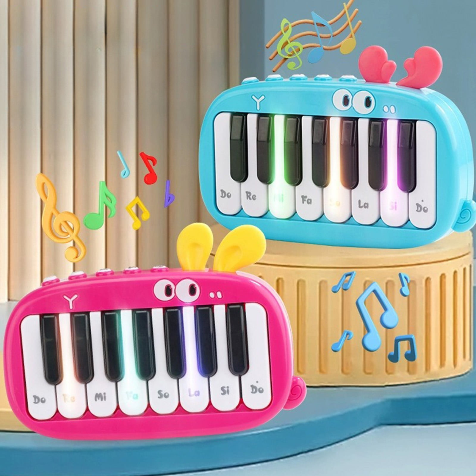 ABPWLY Toys Multifunctional Pocket Electronic Piano - Mini Keyboard ...