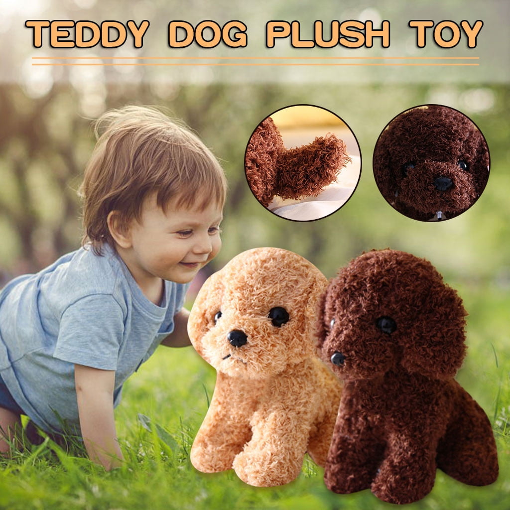 ABPWLY Toys Simulation Teddy Dog Toy Puppy Doll Plush Stuffed Animal ...