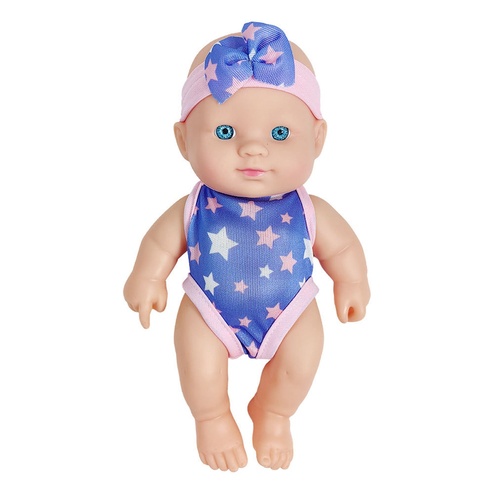 ABPWLY Toys Swivel Arm Vinyl Swimming Doll with Removable Swimsuit ...