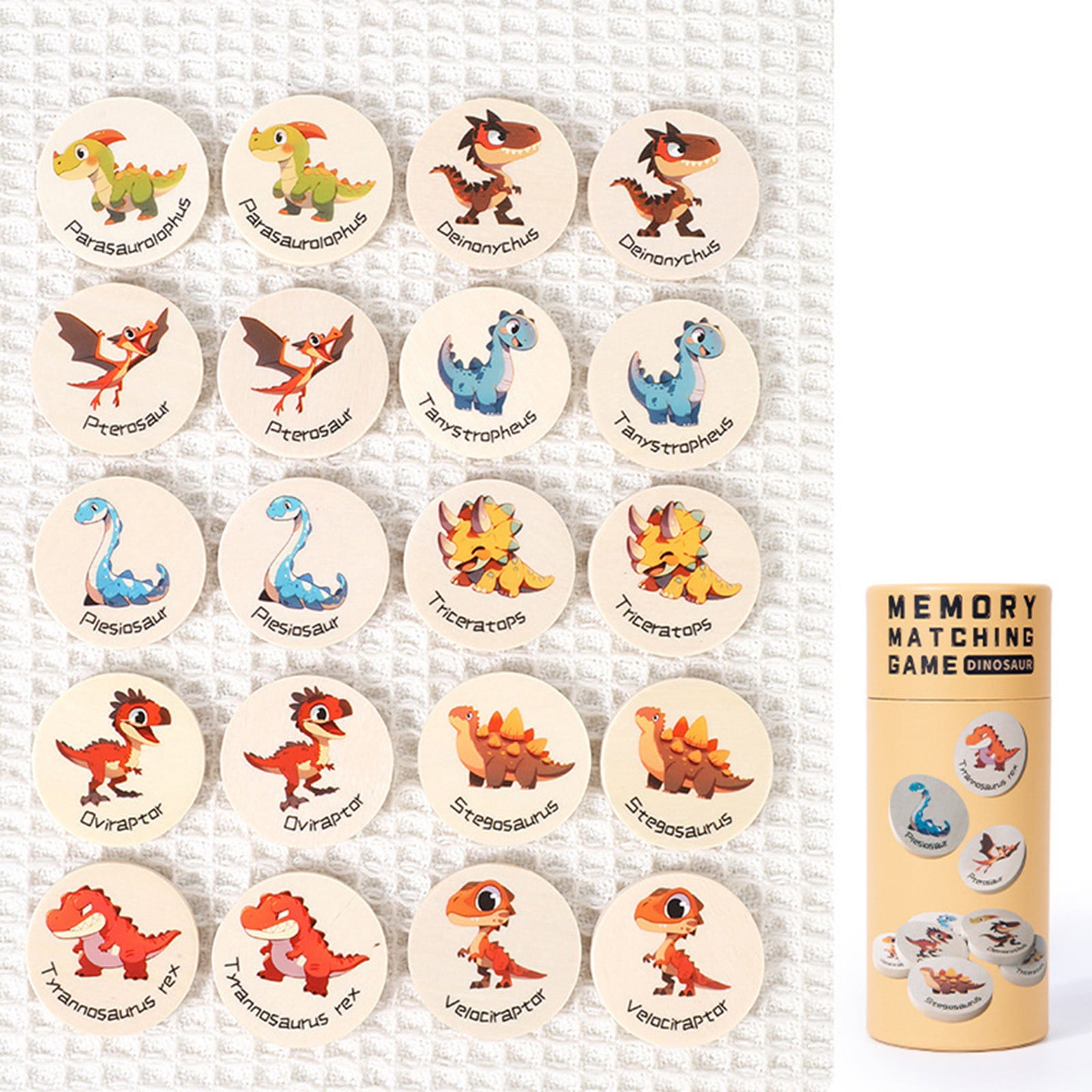 ABPWLY Toys Wooden Matching Game Find Same Themes Childrens Exercise ...
