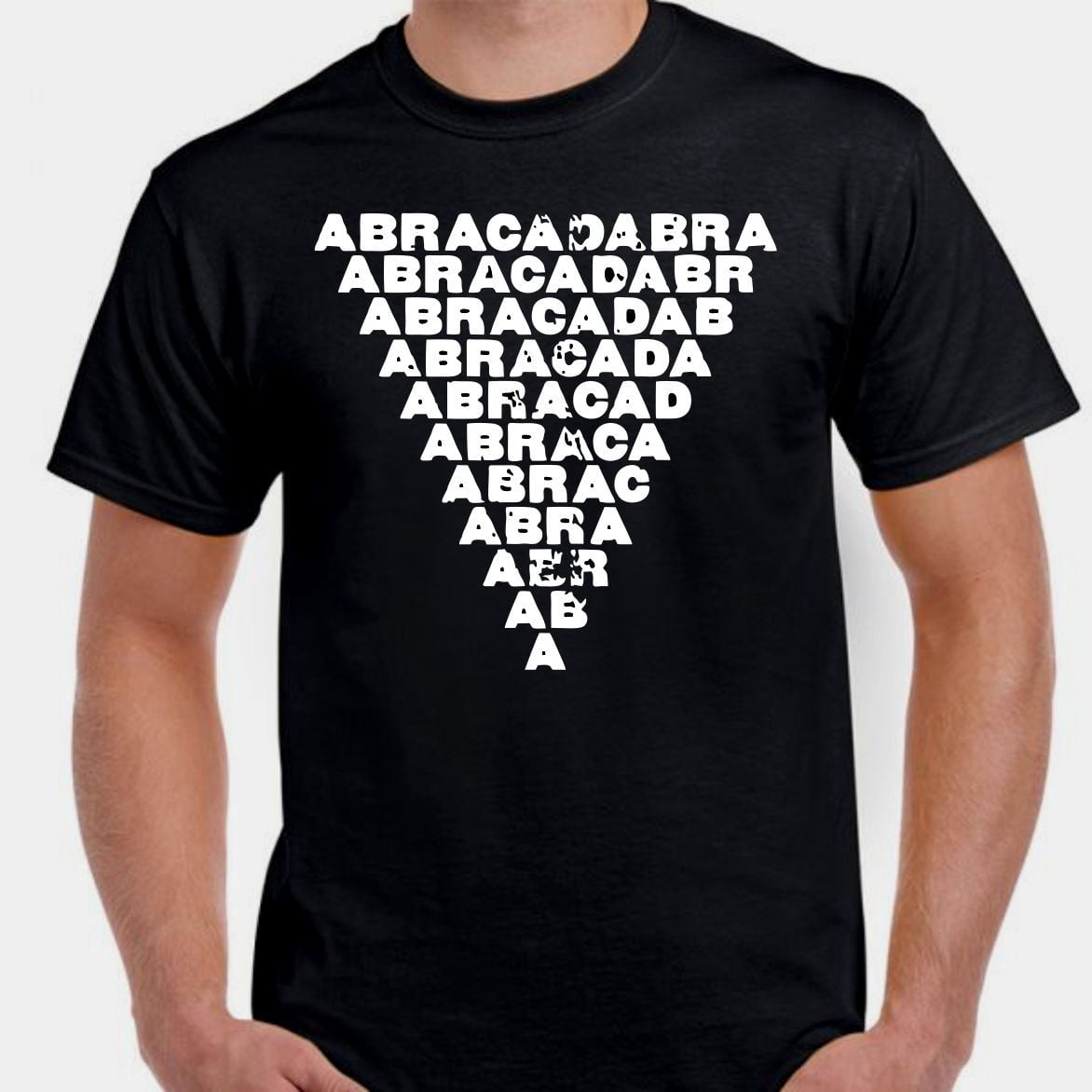 ABRACADABRA Eye Chart Magic Magician Trick Funny Protest Tee T shirt ...
