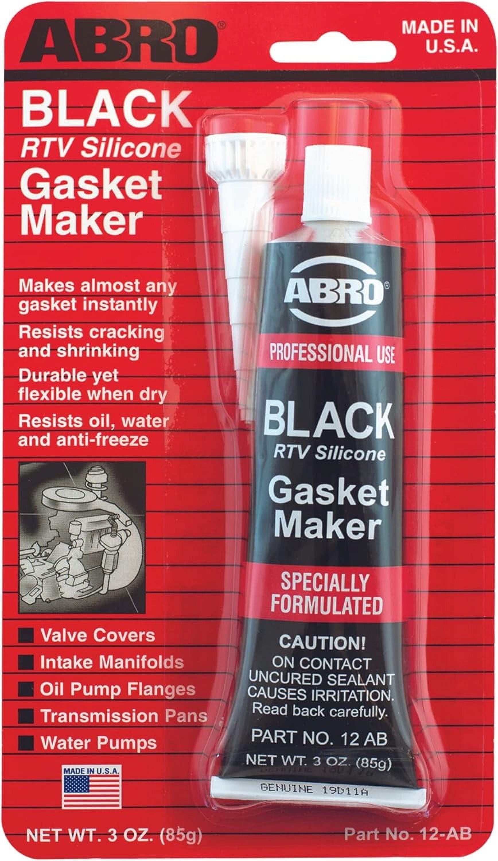ABRO RTV Silicone Sealant and Gasket Maker: Up to 500 Degree F Heat ...