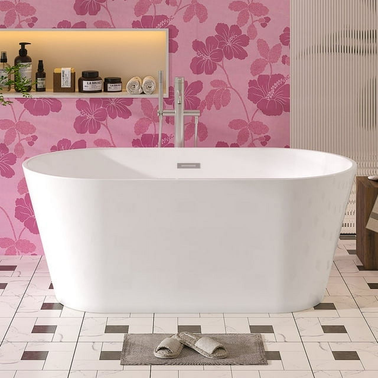 Gerber Maxwell Oval, 21 In. X 17-7/8 In., 4 In. Center To Center Drop ...