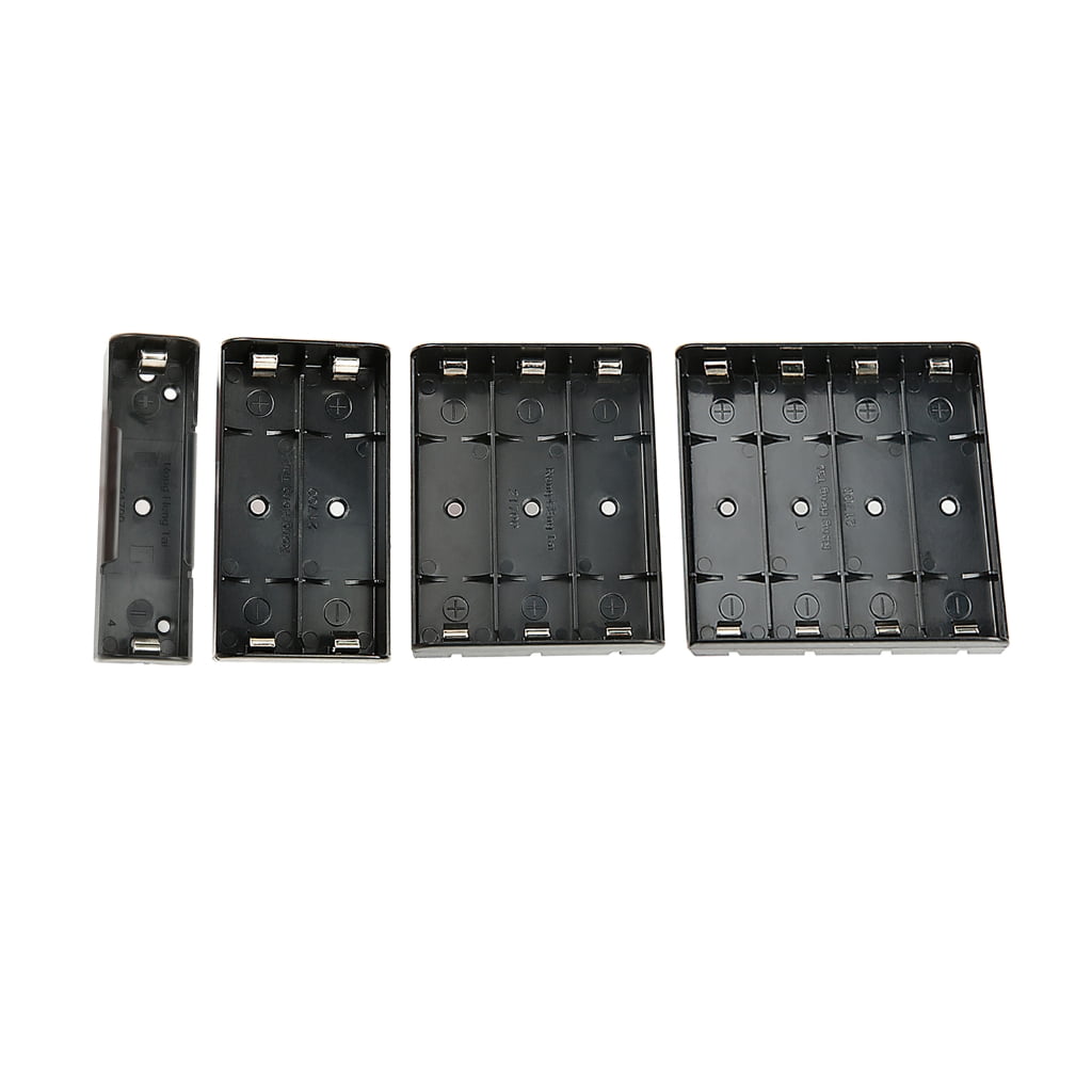 ABS 21700 Battery Box 1 To 4 Slots Metal Connectors Battery Holder Case ...