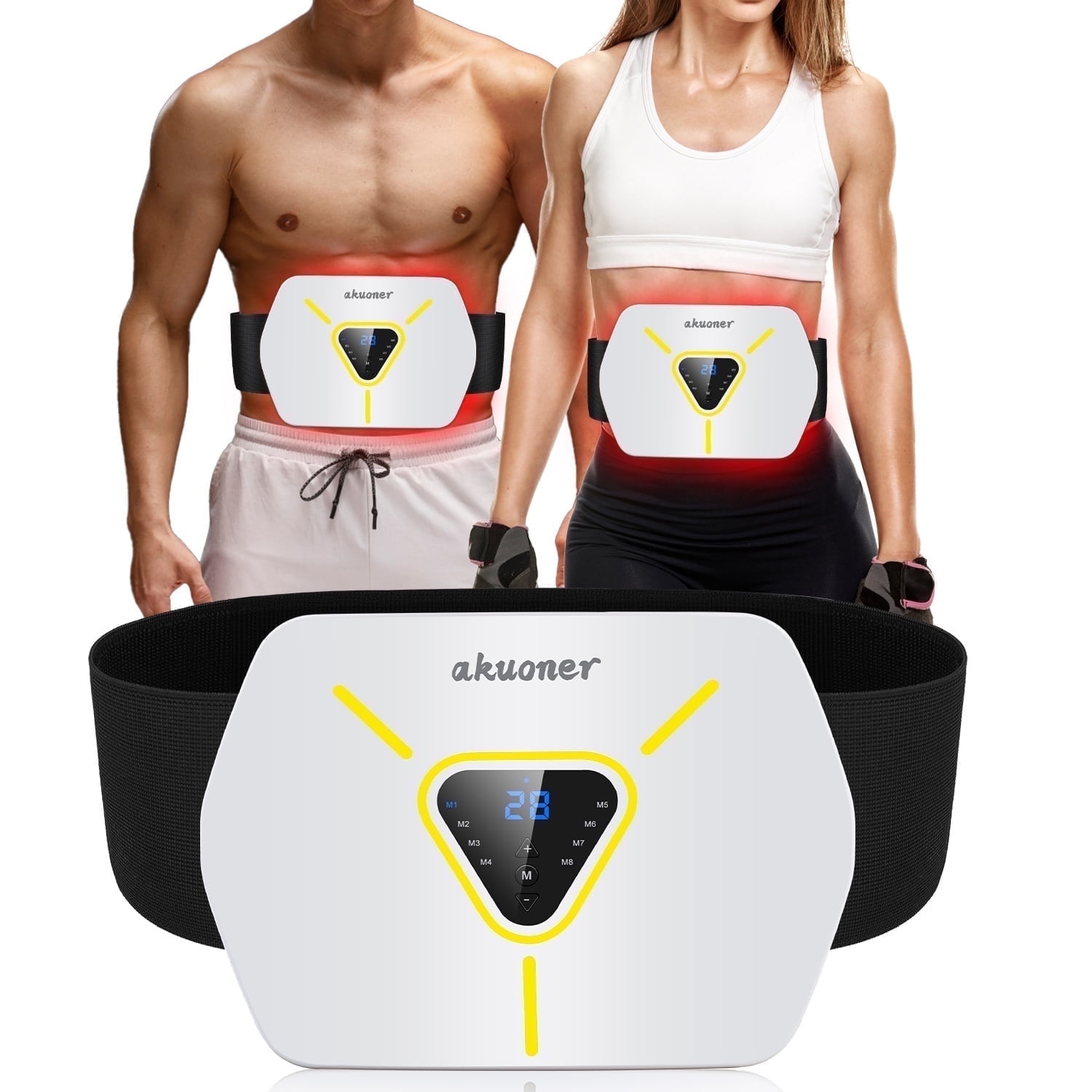 ABS Abdominal Training Belt, 3D All-in-one Fitness Workout Machine ...