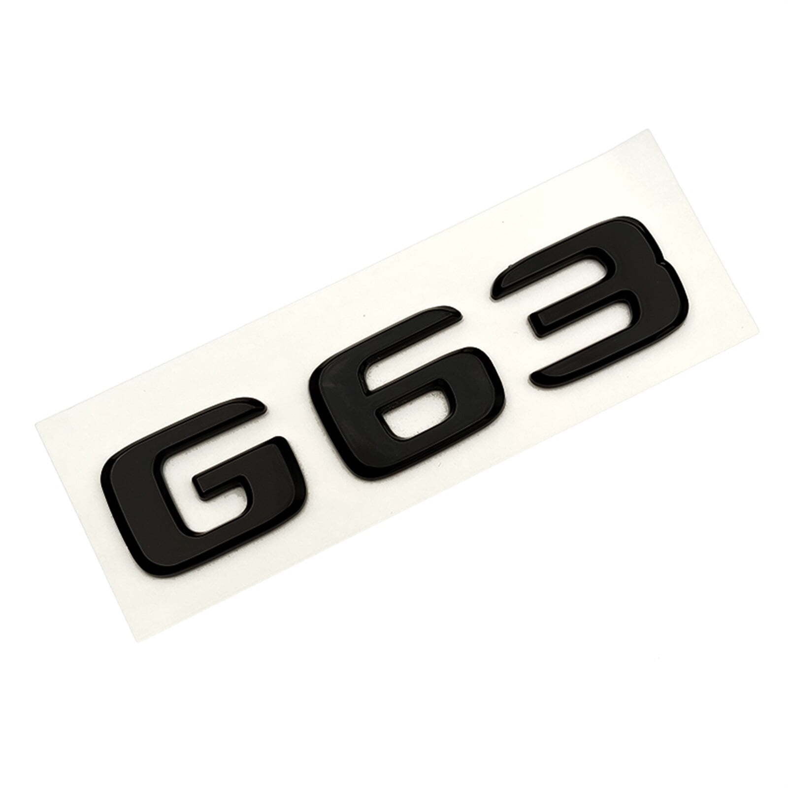 ABS Adhesive Glossy Black 3d Car Letters Rear Trunk Badge G63 Emblem ...
