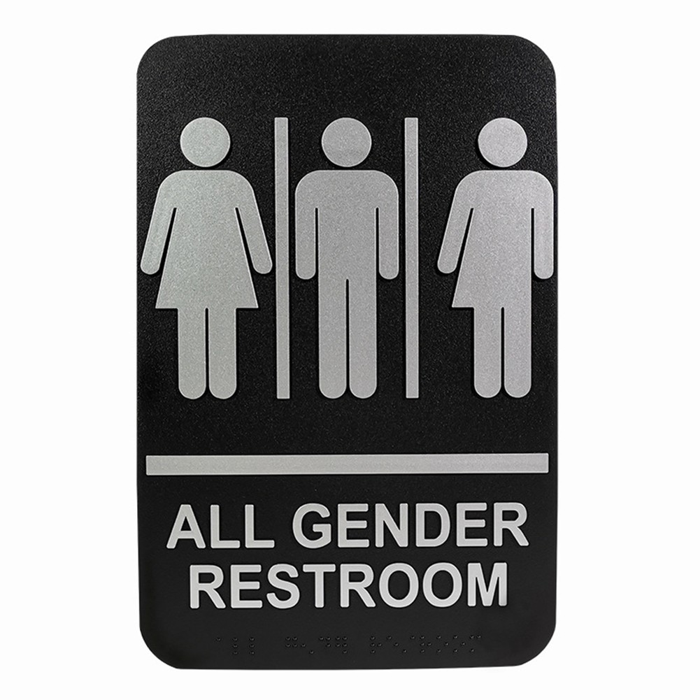 ABS Bathroom Toilet WC Restroom Signs Braille Bump texture Parks ...