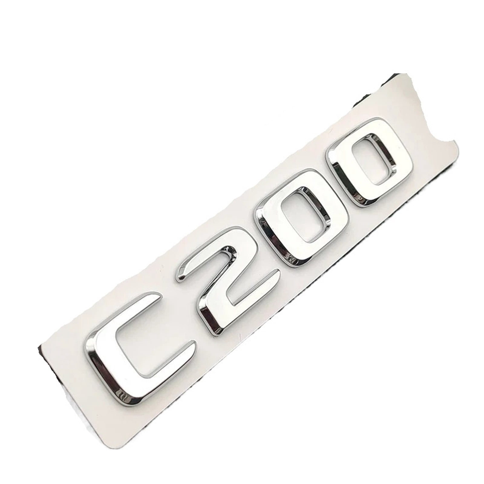 ABS Black Chrome 3d Letters For Car Trunk Badge Fit For Mercedes Benz ...