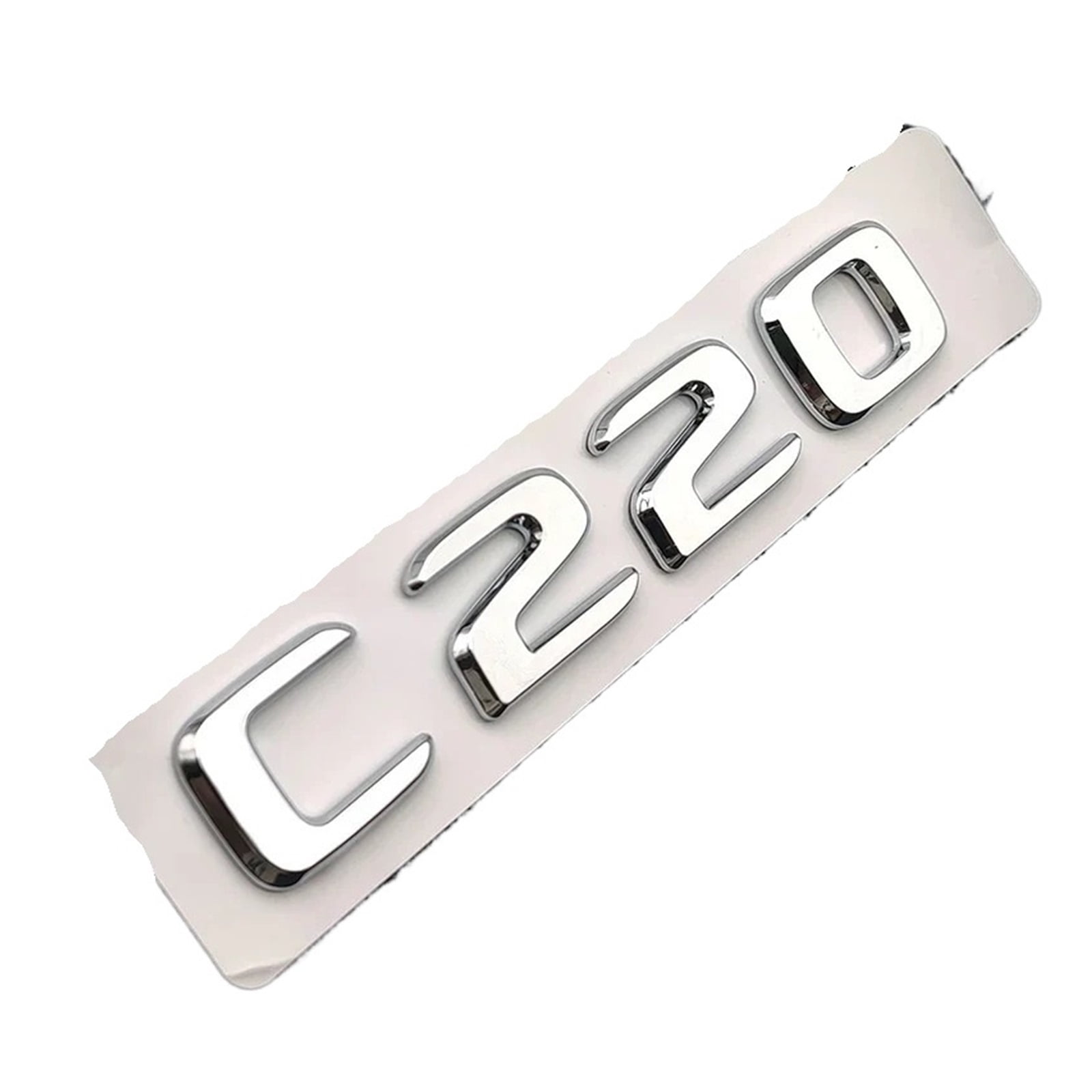 ABS Black Chrome 3d Letters For Car Trunk Badge Fit For Mercedes Benz ...