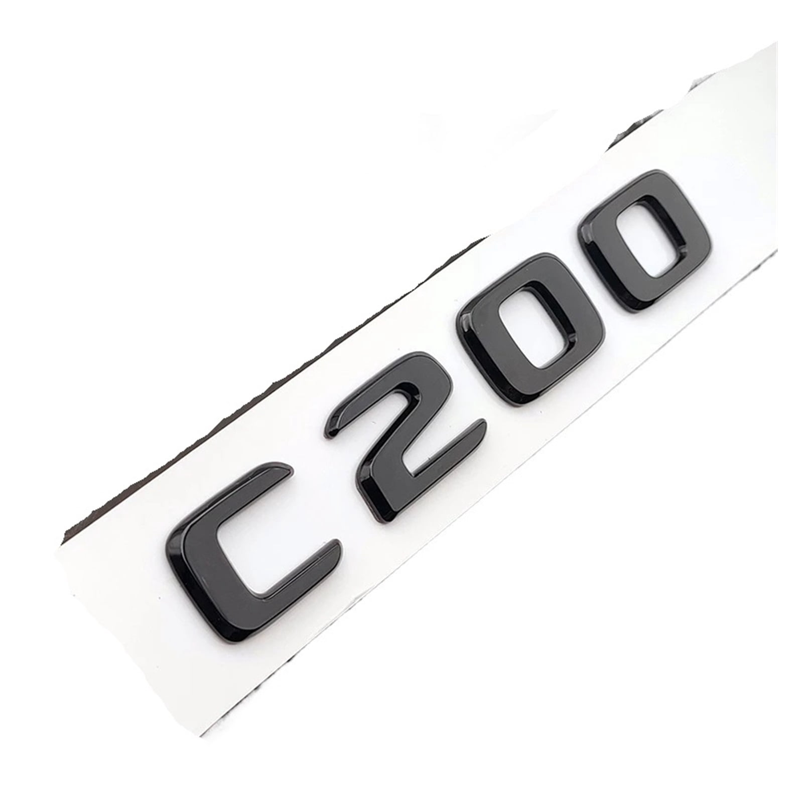 ABS Black Chrome 3d Letters For Car Trunk Badge Fit For Mercedes Benz ...