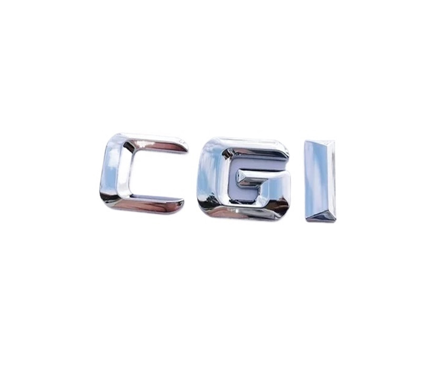 ABS Black Chrome 3d Letters For Car Trunk Badge Fit For Mercedes Benz ...