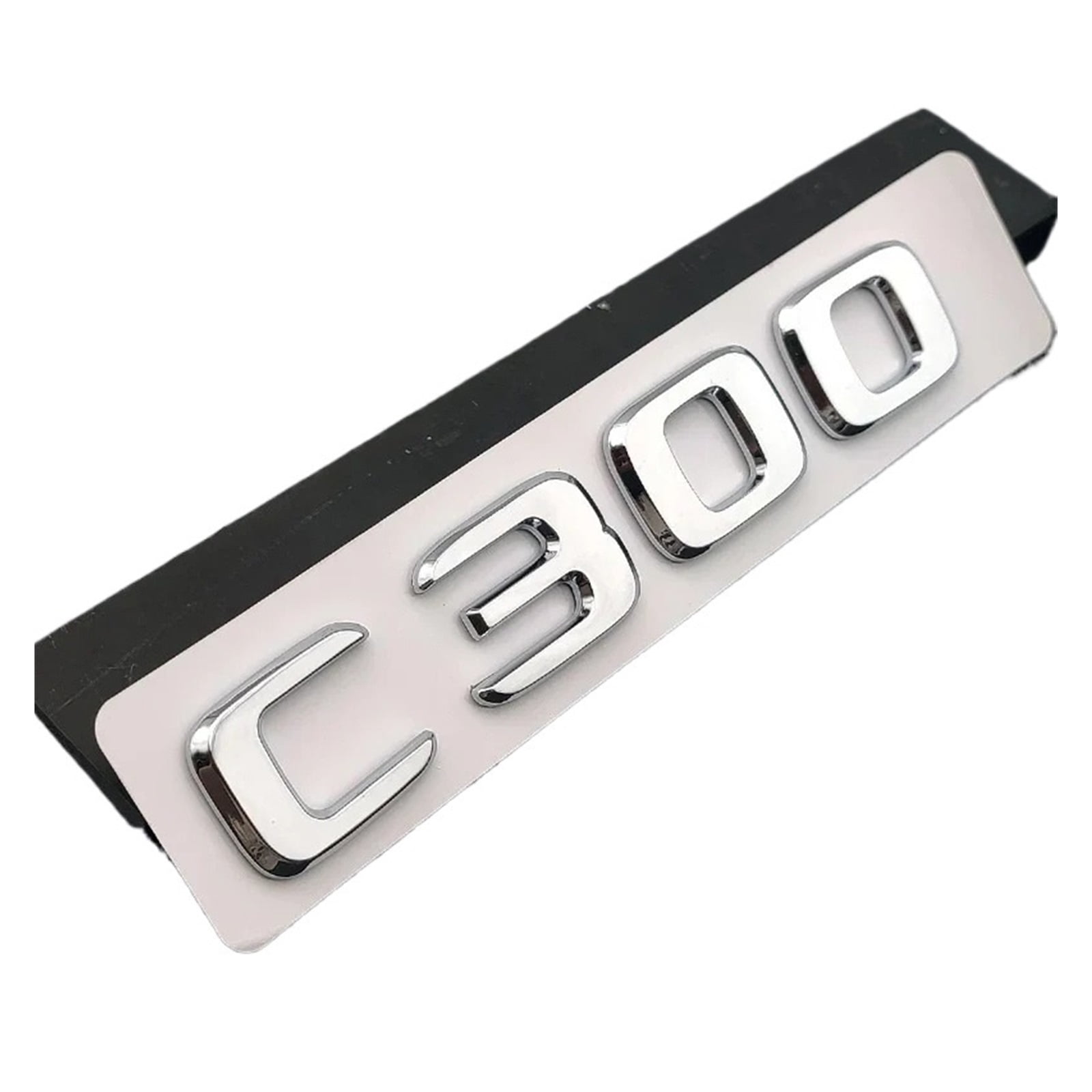 ABS Black Chrome 3d Letters For Car Trunk Badge Fit For Mercedes Benz ...