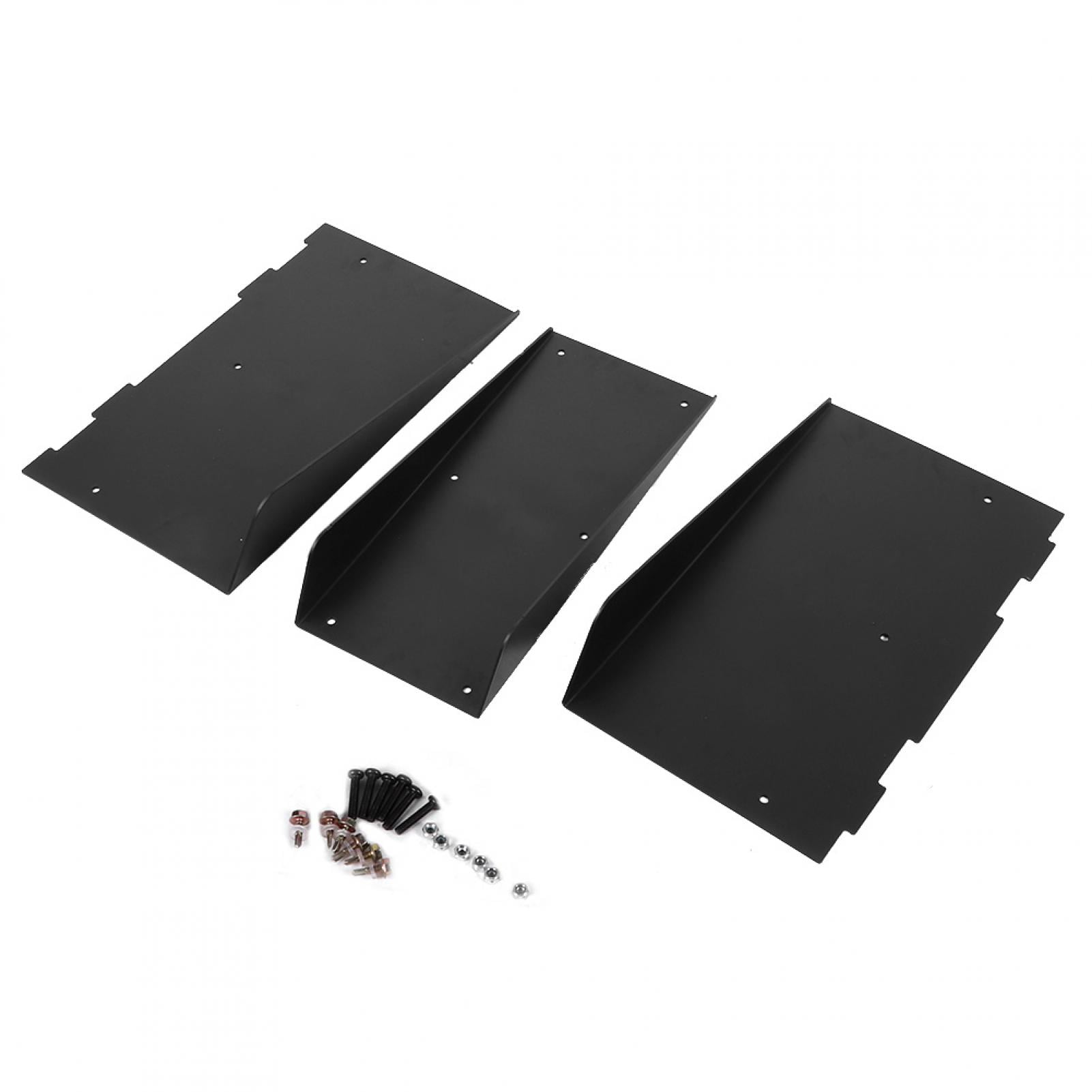 ABS Black Rear Rear Chassis Wing Spoiler Lip Diffuser Universal Car ...