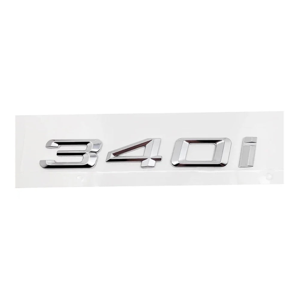 ABS Car Rear Trunk Letters Logo Badge Emblem Sticker For BMW 3 Series ...
