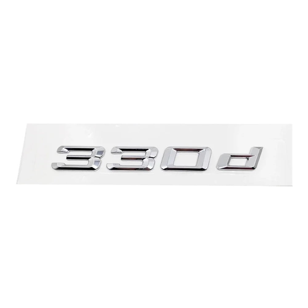 ABS Car Rear Trunk Letters Logo Badge Emblem Sticker For BMW 3 series ...