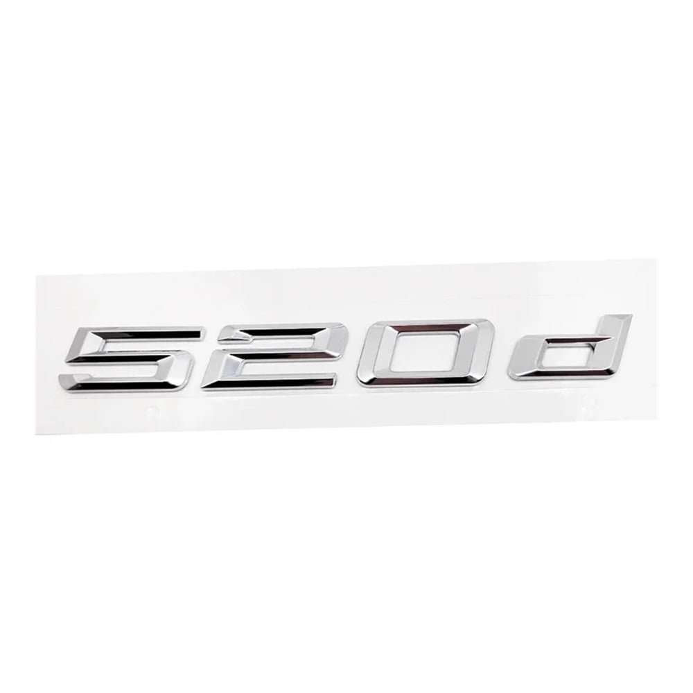ABS Car Rear Trunk Letters Logo Badge Emblem Sticker For BMW 5 Series ...