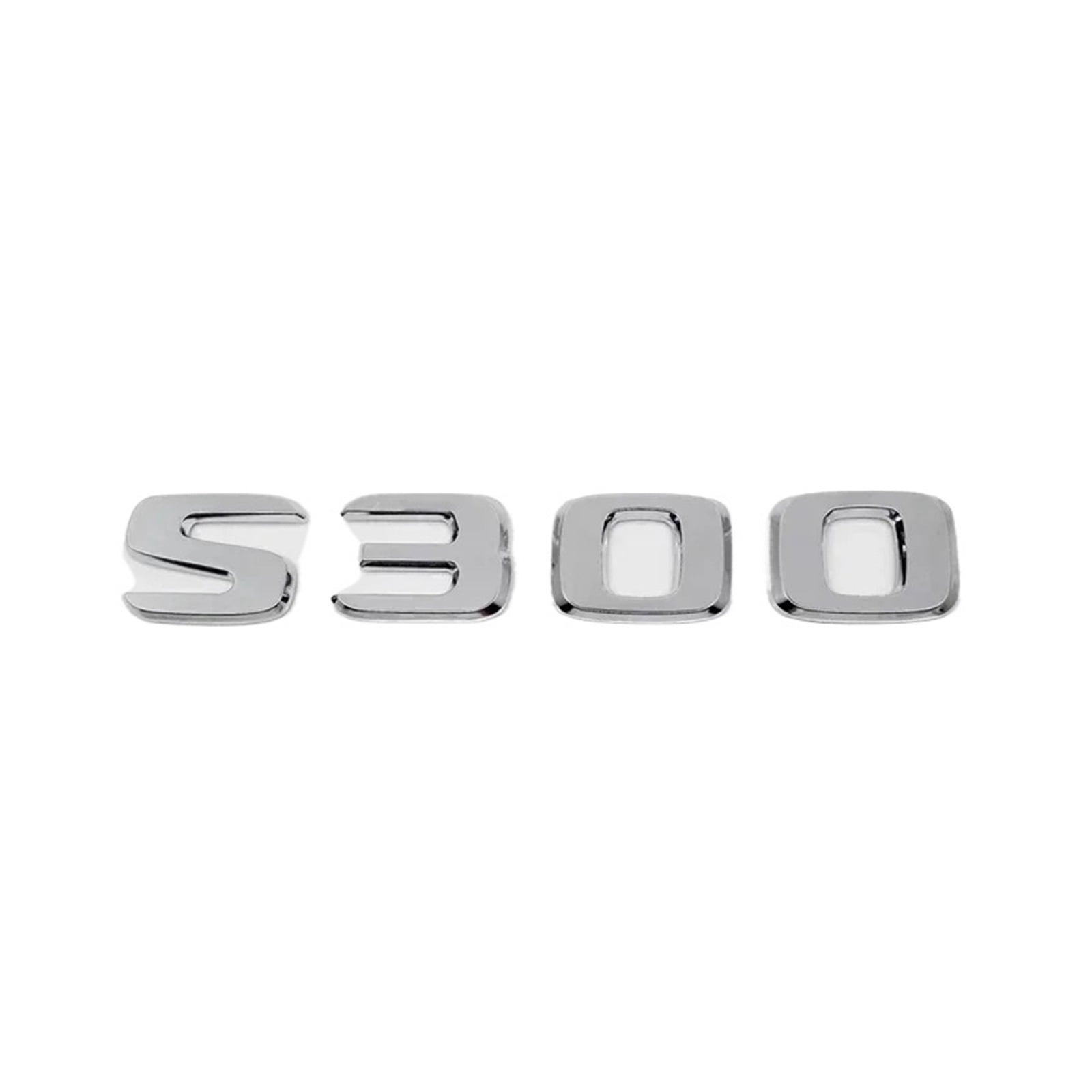 ABS Car Stickers Tail Box Letters Emblem Fit For Mercedes Fit For Benz ...