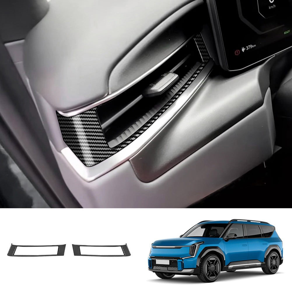 ABS Carbon Fiber Air Outlet Trim Stickers for Kia EV9 2023+ - Walmart.com