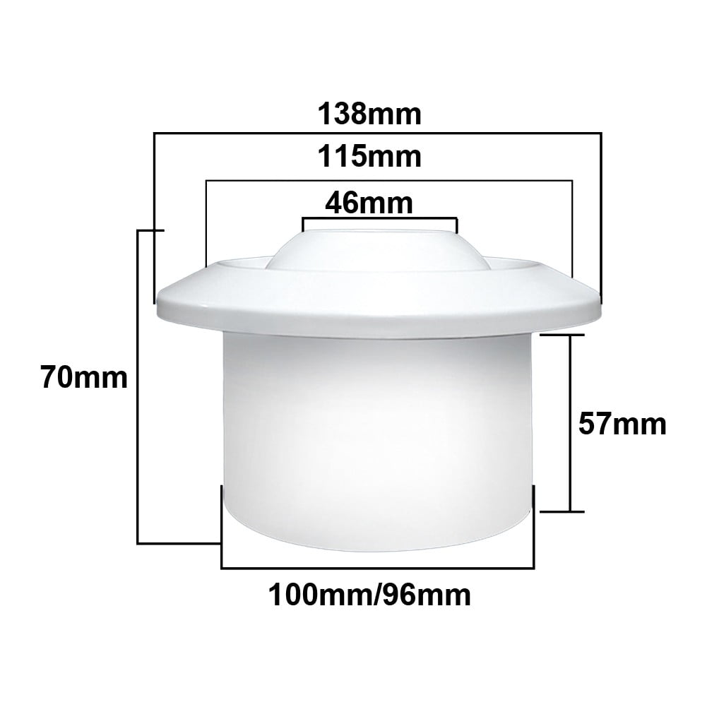 ABS Circular Jet Spherical Nozzle Air Vent For Airport Station Central ...