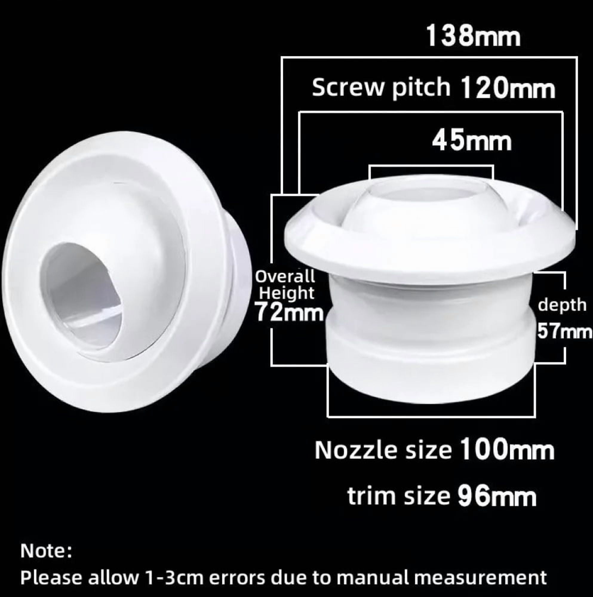 ABS Circular Jet Spherical Nozzle Air Vent for Airport Station Central ...