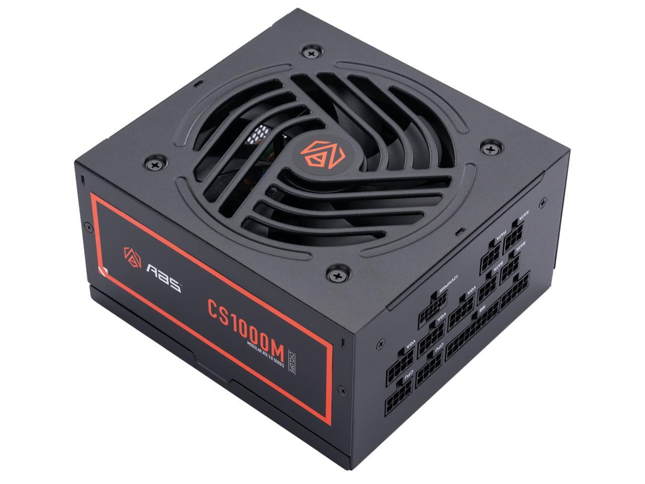 ABS Cyclops CS1000M PCIE 5, 80 GOLD Fully Modular Gaming PSU, 12VHPWR ...
