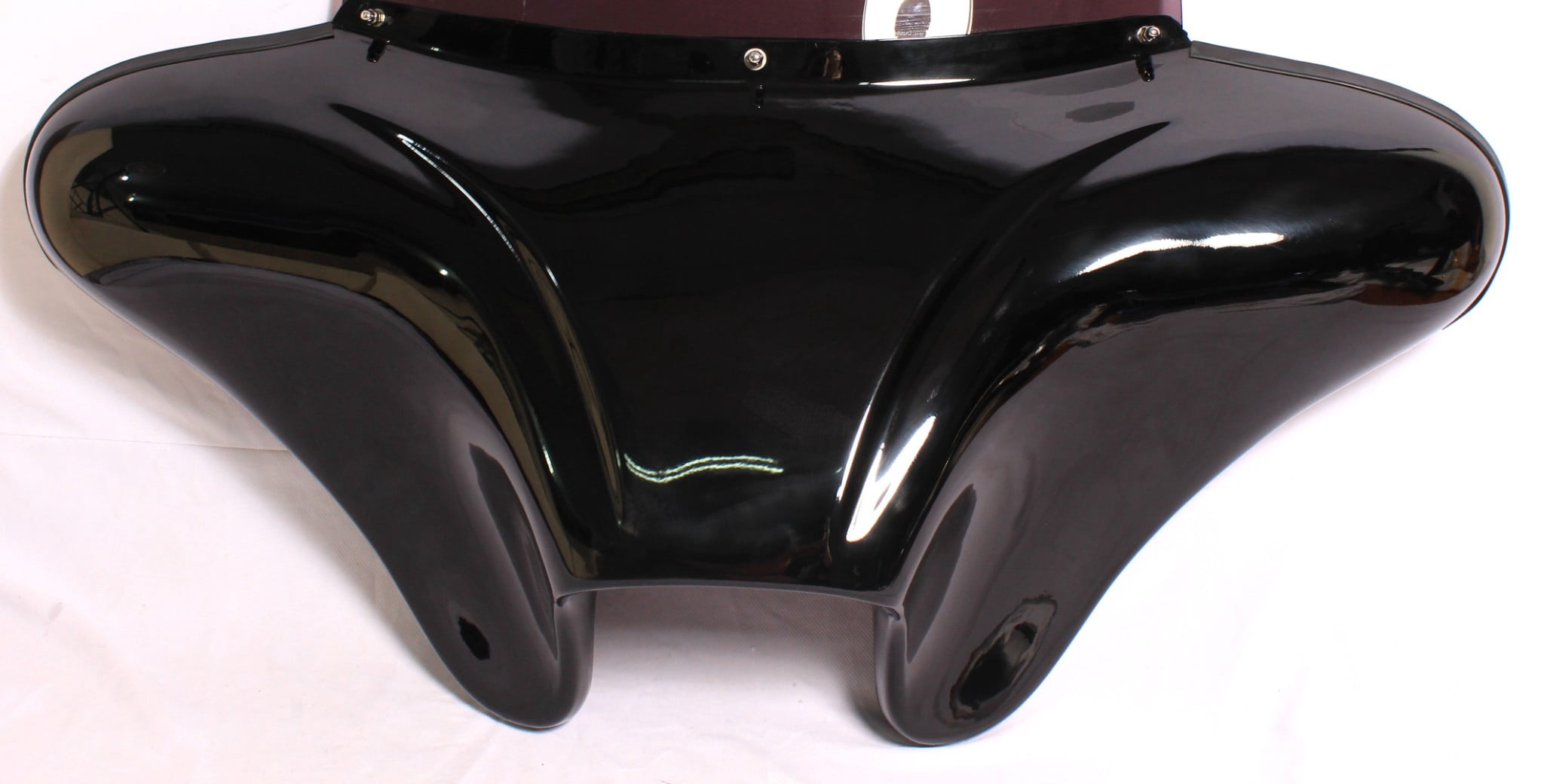 ABS DOULE DIN BATWING FAIRING WINDSHIELD FOR HARLE SPORTSTER SUPER LOW ...