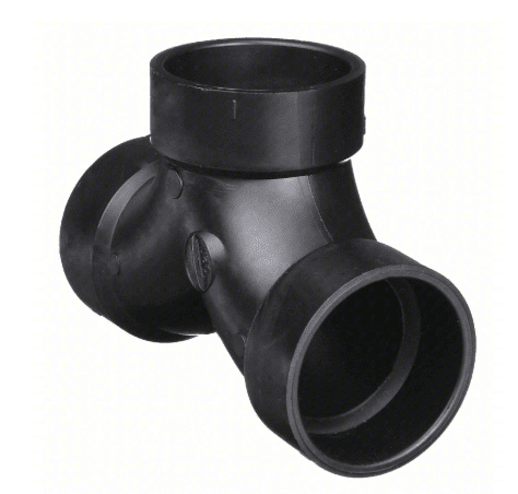 ABS DWV 90 Double Elbows ， Available in 1-1/2" , 3" - Walmart.com