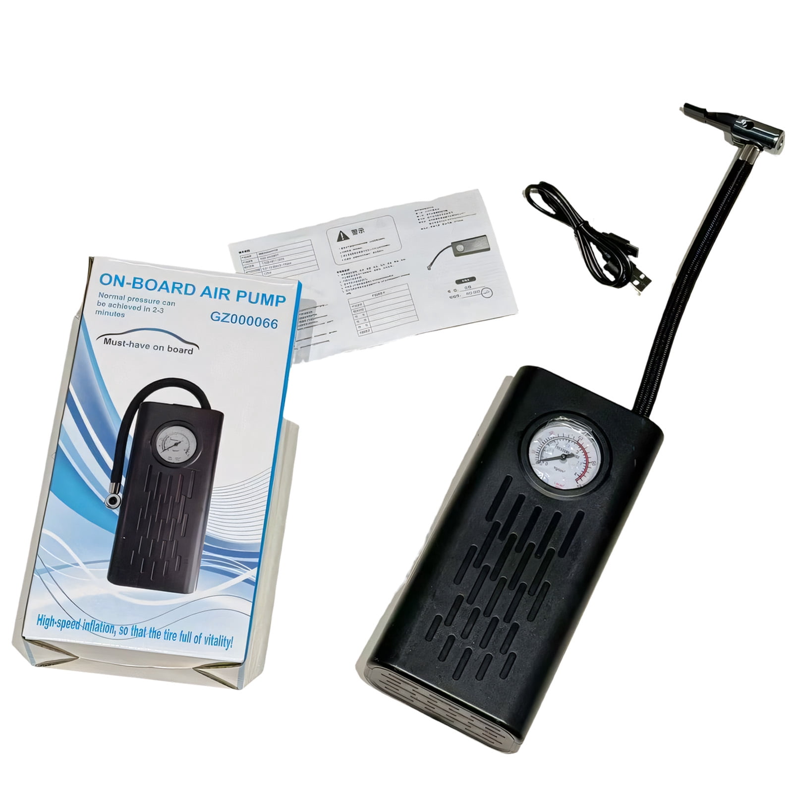 ABS Digital Tire Inflator with LCD Screen & Wireless Designs High ...
