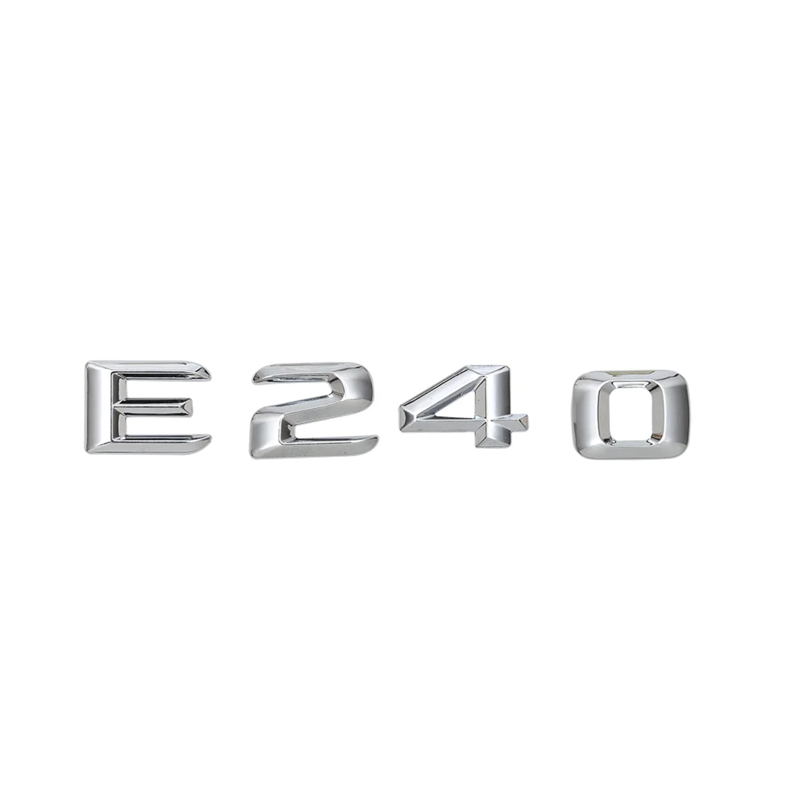 ABS E240 Car Trunk Rear Letters Badge Emblem Decal Sticker For E Class ...
