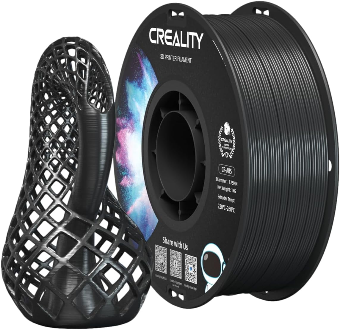 ABS Filament 1.75mm, 3D Printer Filament, Excellent Resistance ...