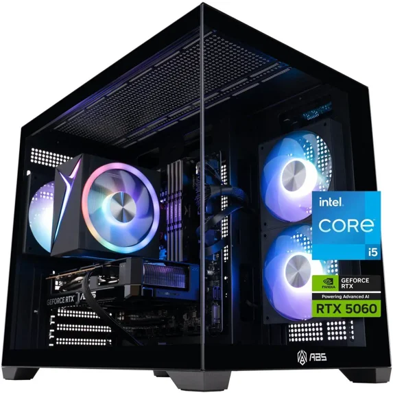 ABS Flux II Aqua Gaming PC - Windows 11 - Intel Core i5-14400F ...