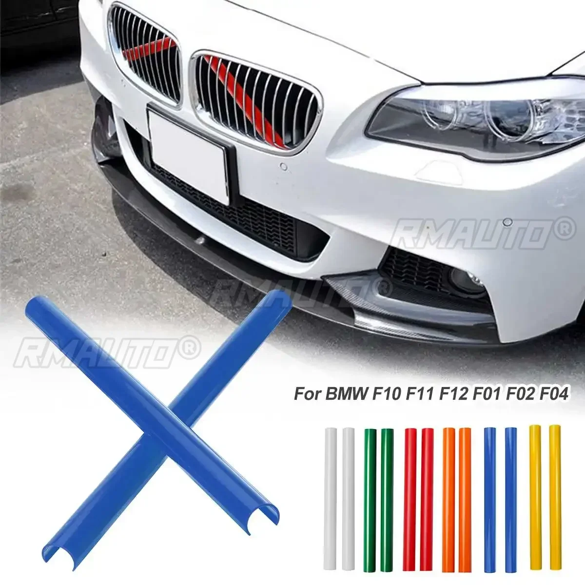 ABS Front Kidney Grille Cover Trim For BMW F30 F10 F11 F20 F22 F31 F32 ...