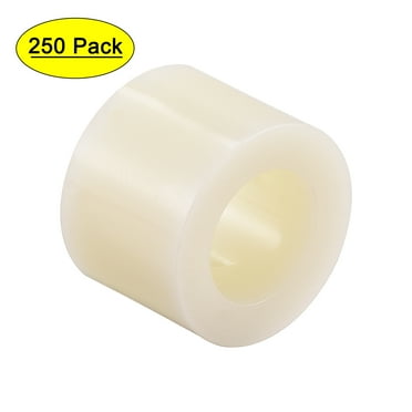Uxcell Round Spacer Washer Set, 200 Pack Nylon 2,5,8,10,12mm Length for ...