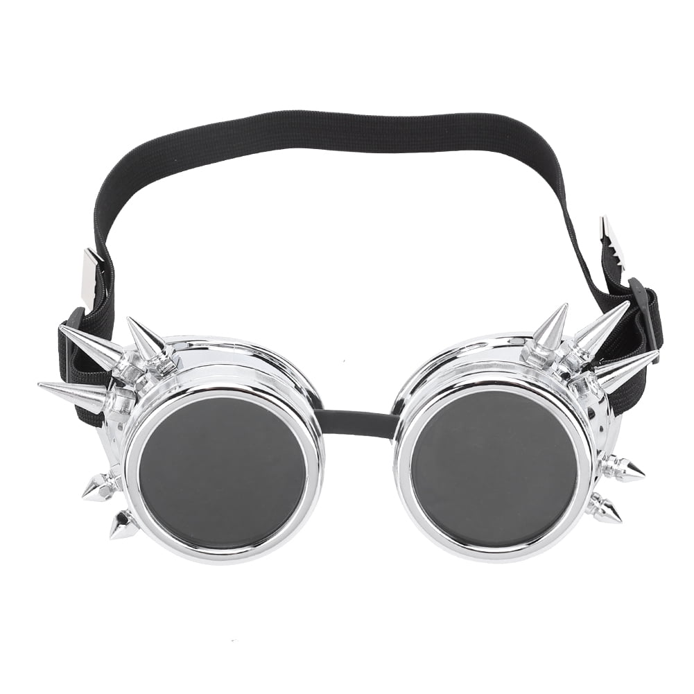 ABS Industrial Vintage Spiked Steampunk Unique Goggles Cycling Glasses ...