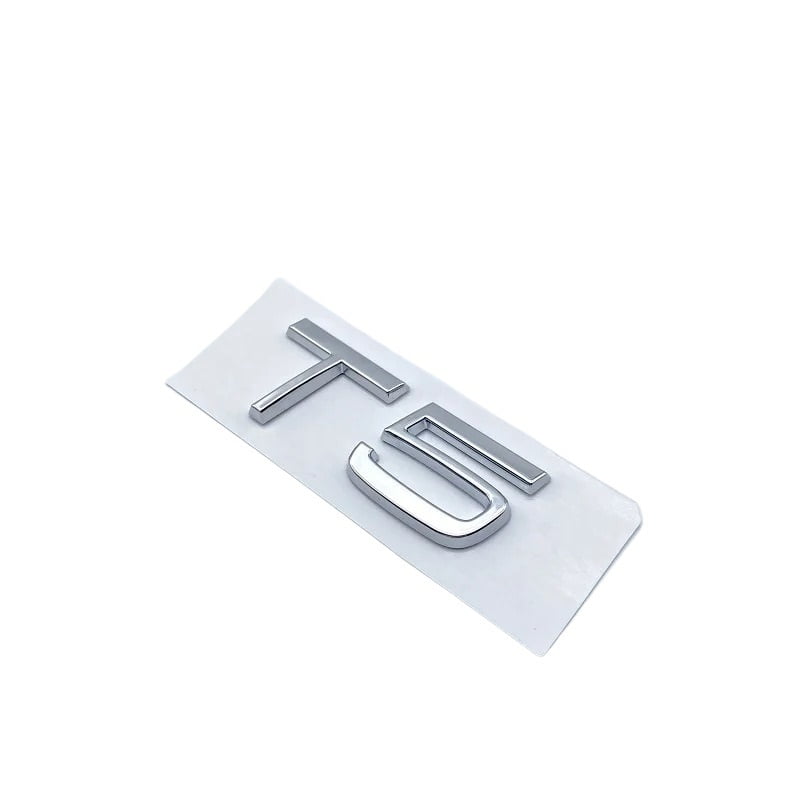 ABS Letters Numbers Emblem T0 T3 T4 T5 T6 T8 V8 AWD Trunk Lid Badge ...