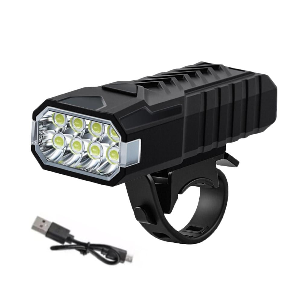ABS Material 8-LED Bike Lamp with Long Battery Life, High Lumen, Waterproof and Portable Design ...