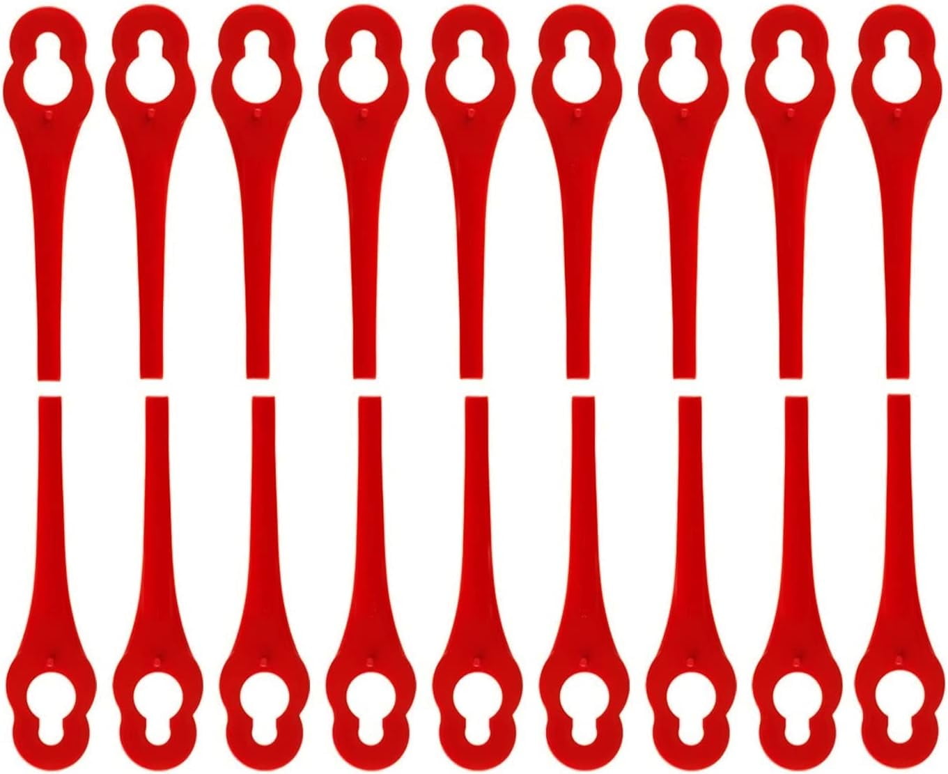 ABS Material Lawn Mower Blades Replacement, High Safety Factor Easy ...