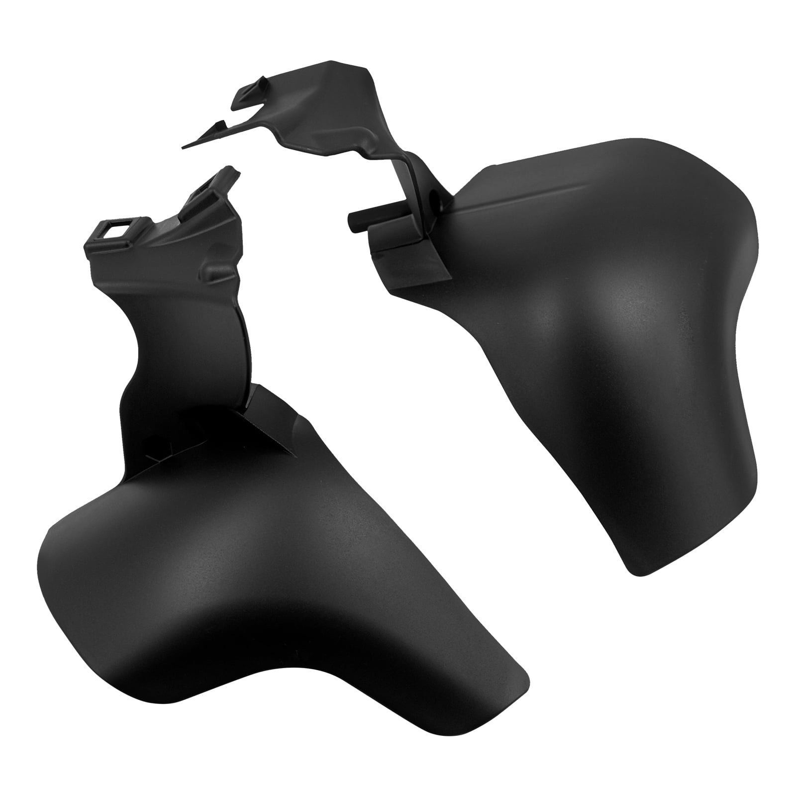 ABS Mid-Frame Air Heat Deflector Saddle Shields Fit For Harley Softail ...