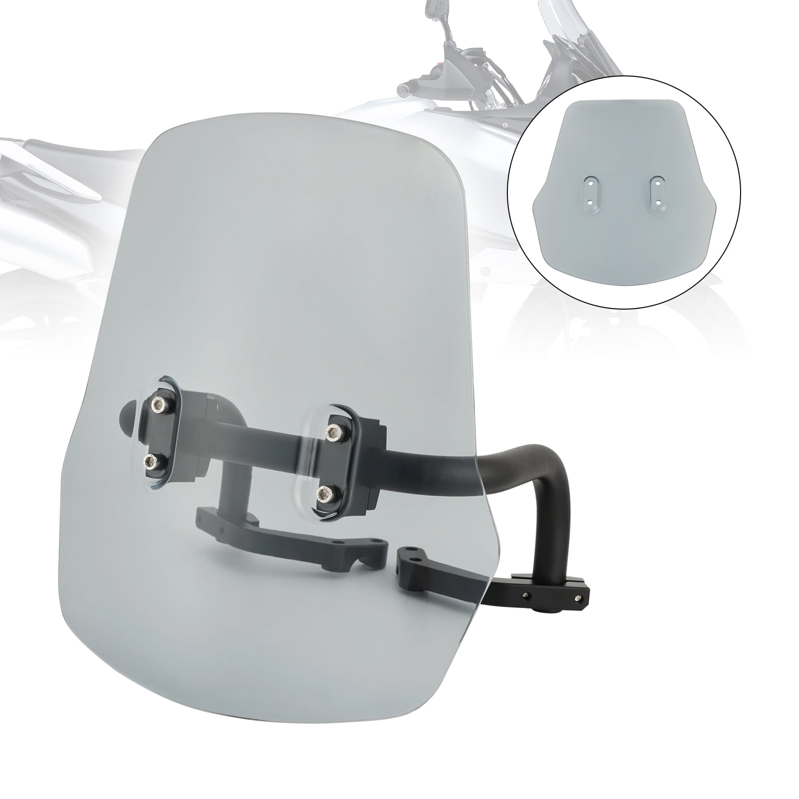 ABS Motorcycle Windshield for Honda Hunter Cub CT125 - 2019-2023, Gray ...