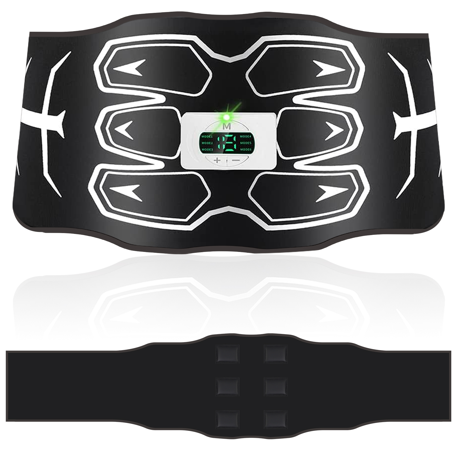 Tone Fitness Waist Slimmer Belt w/ Gel Pack, Black - Walmart.com