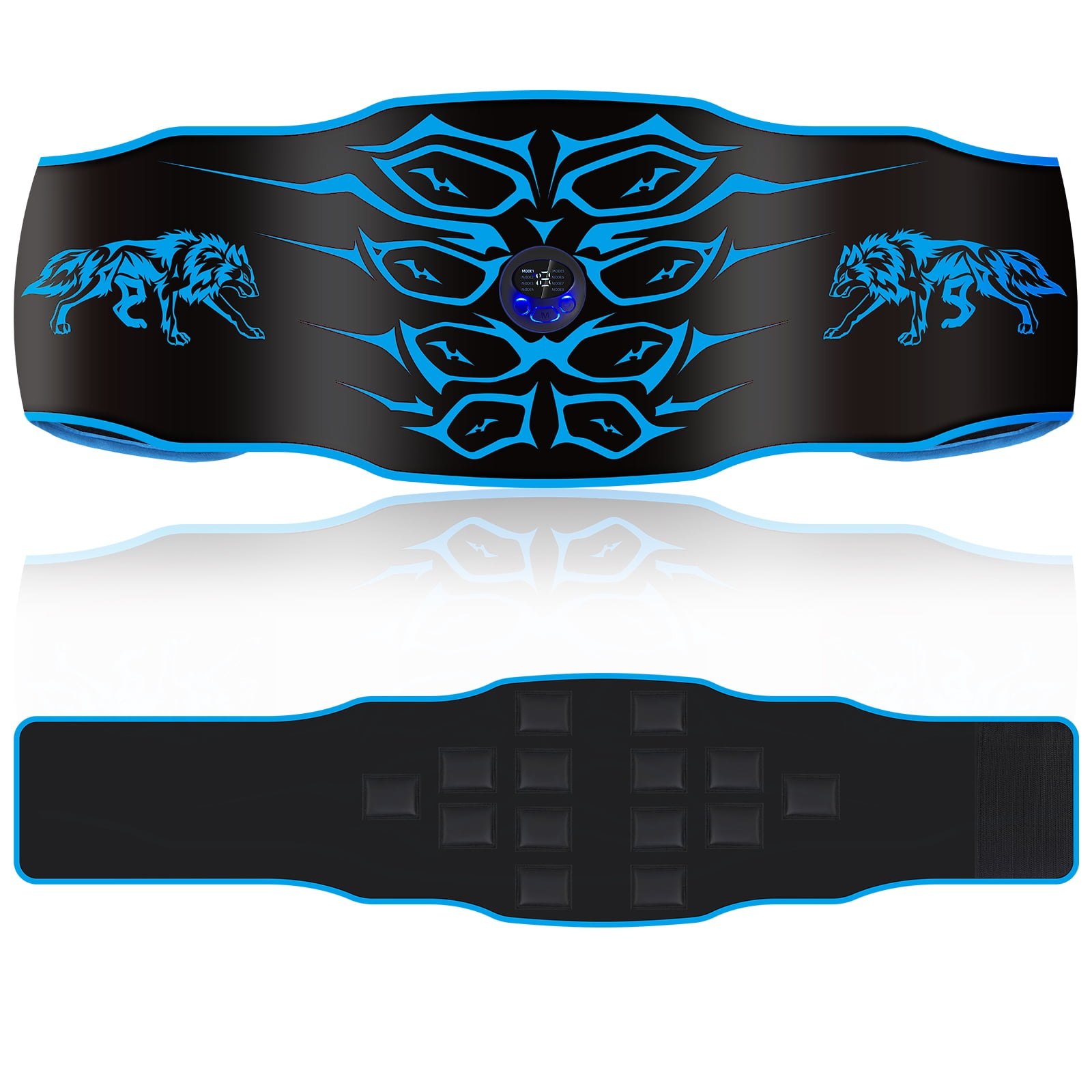 ABS Muscle Trainer Belt, Washable Abs Workout Belt, Large Abs Toning ...