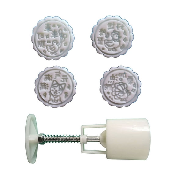ABS Plastic Chinese New Year Pastries Mold Hand Pressed Cakes Mold ...