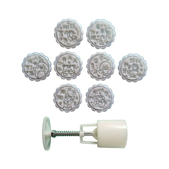 ABS Plastic Chinese New Year Pastries Mold Hand Pressed Mooncakes Mold ...