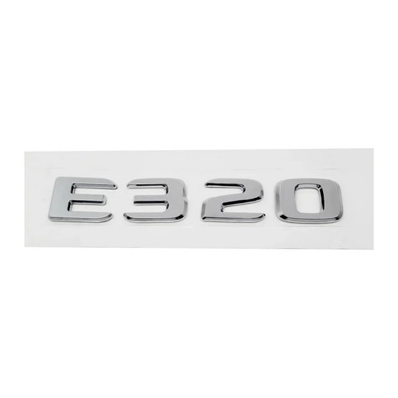 ABS Plastic E300 E320 E320L Trunk Rear Logo Badge Emblem Sticker ...