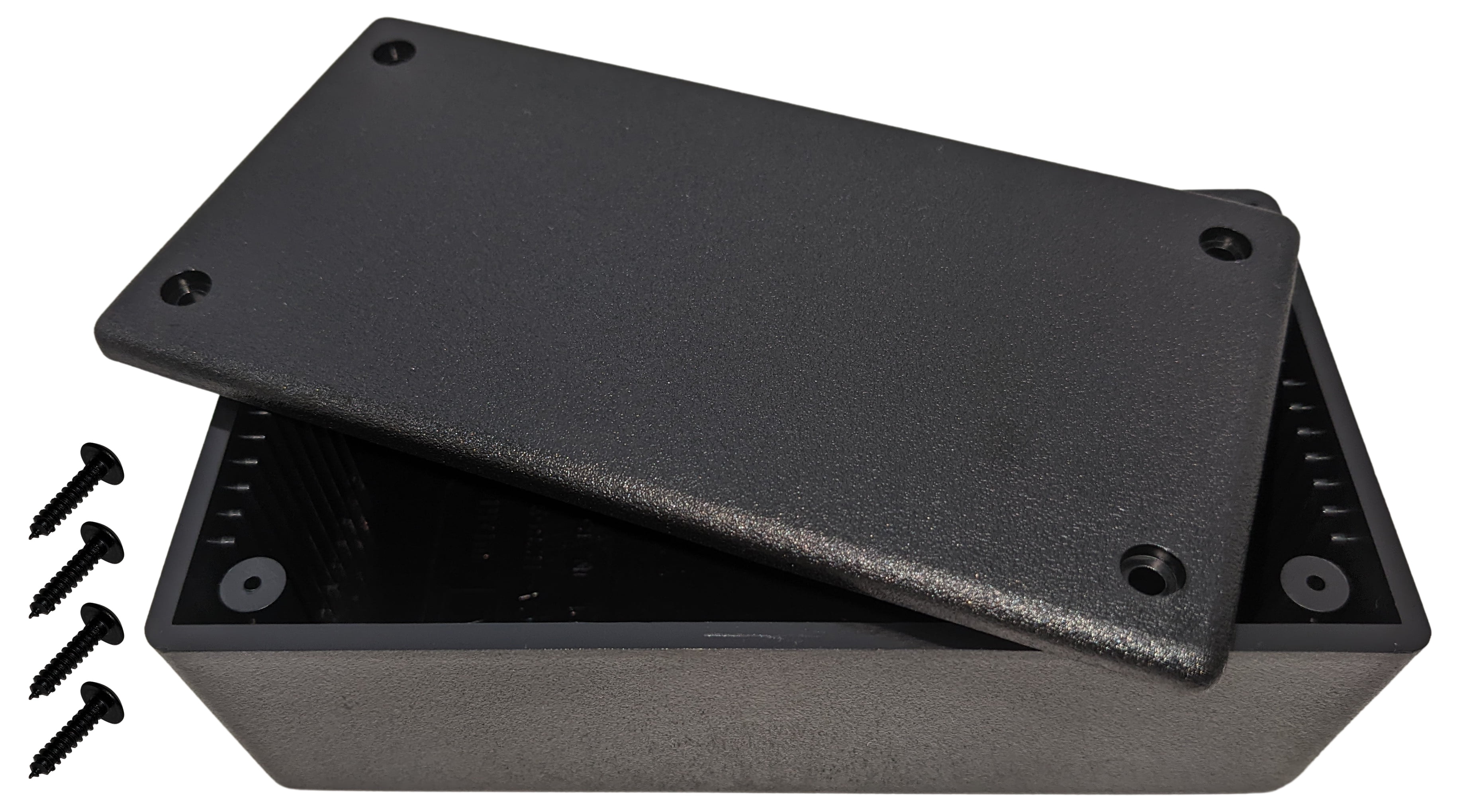 ABS Plastic Electronic Project Box with 4 Screws and Lid, 4.9" x 2.5" x ...