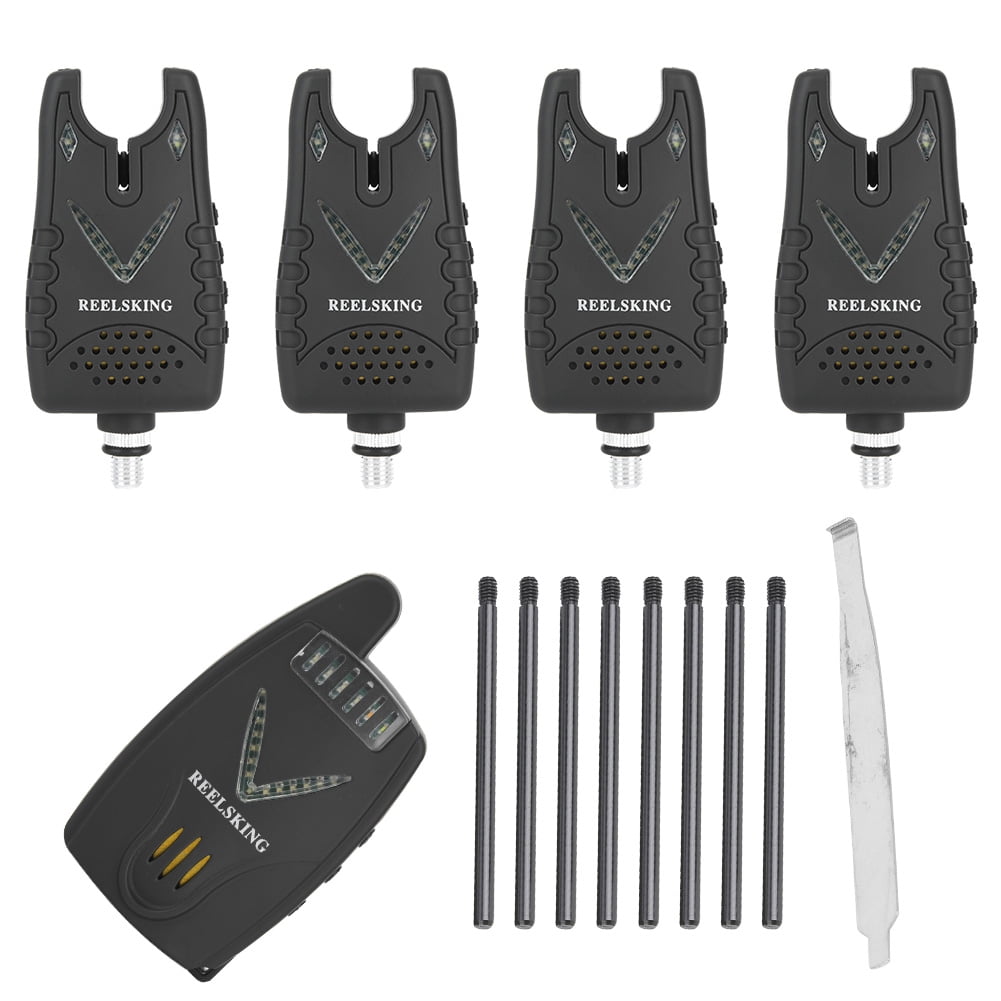 ABS Plastic Fishing Electronic Fish Bite Alarm Finder Sound Alert ...