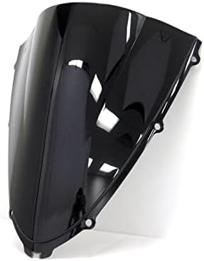 ABS Plastic Injection Smoke Black Double Bubble Windscreen Windshield ...