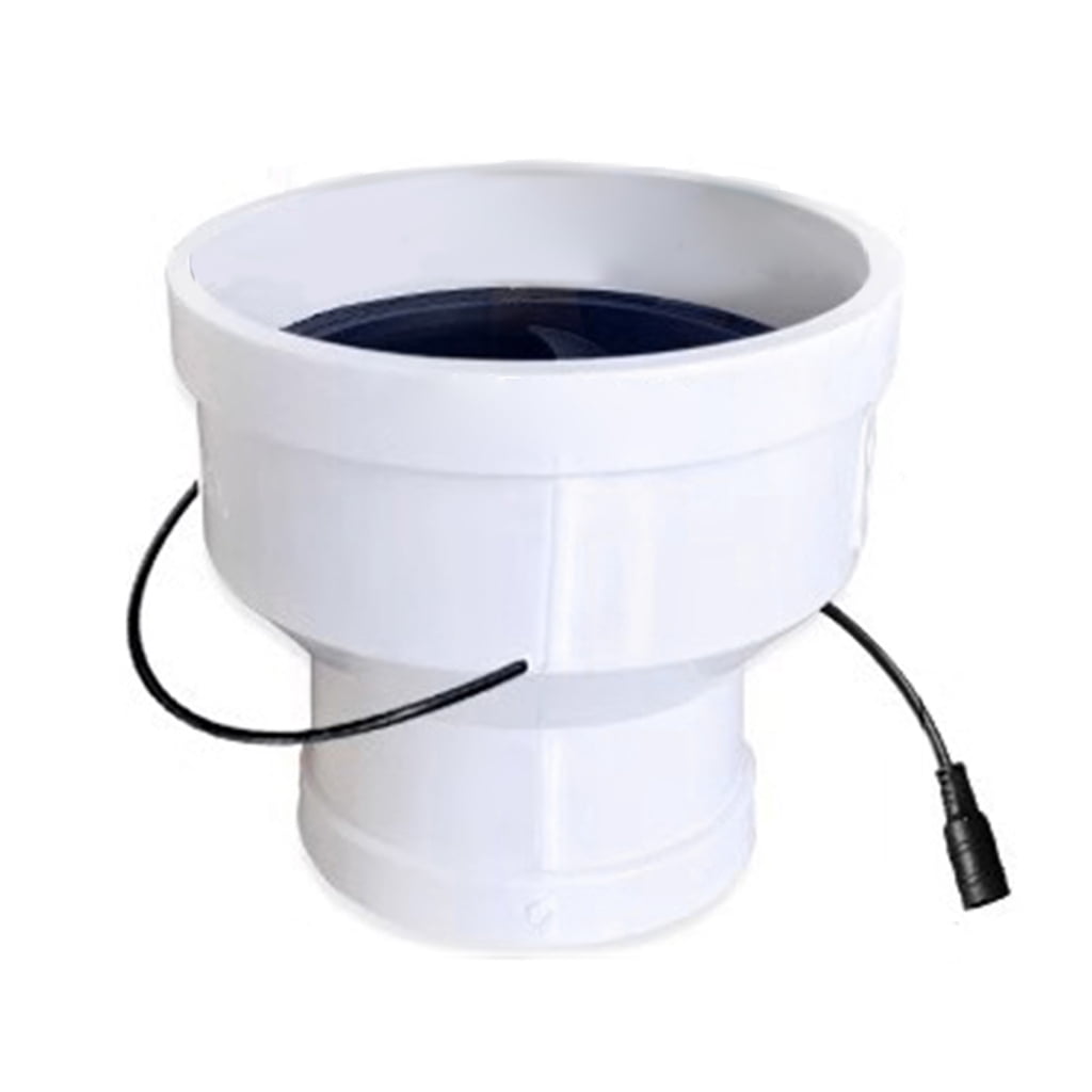 ABS Plastic Inline Exhaust Fan Removable 75mm to 110mm 12V 3W ...