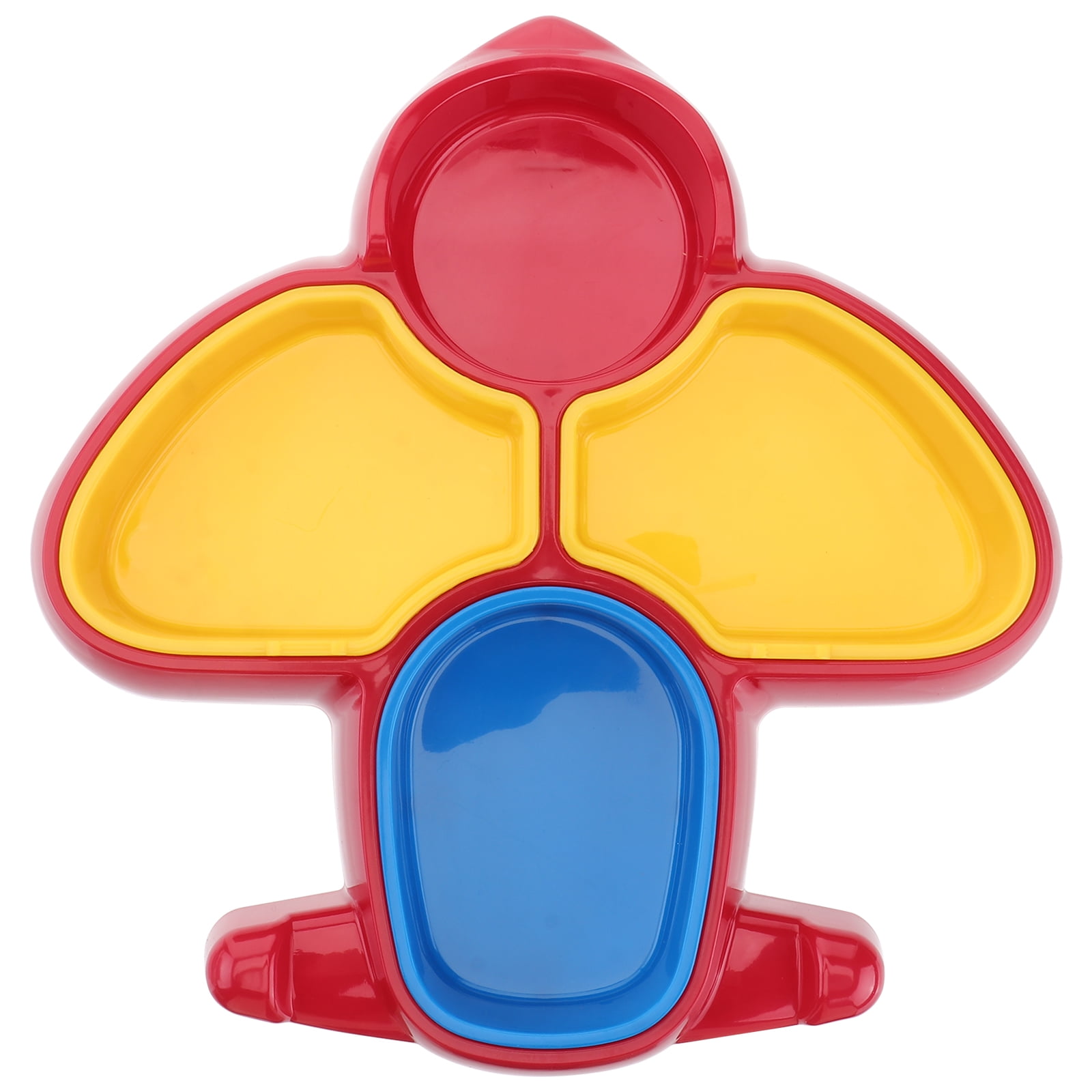 ABS Plastic Kids Plate Lovely Airplane Shaped Food Feeding Placemat ...