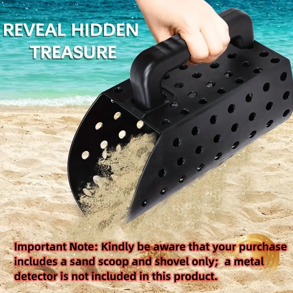 ABS Plastic Metal Detector Sand Scoop Shovel Set Beach Gold Digging ...
